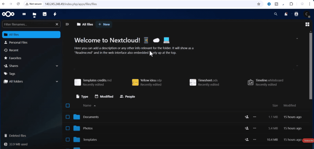 How to Set Up Your Own Private Cloud with Nextcloud on OCI for Free - Cyber Toffy